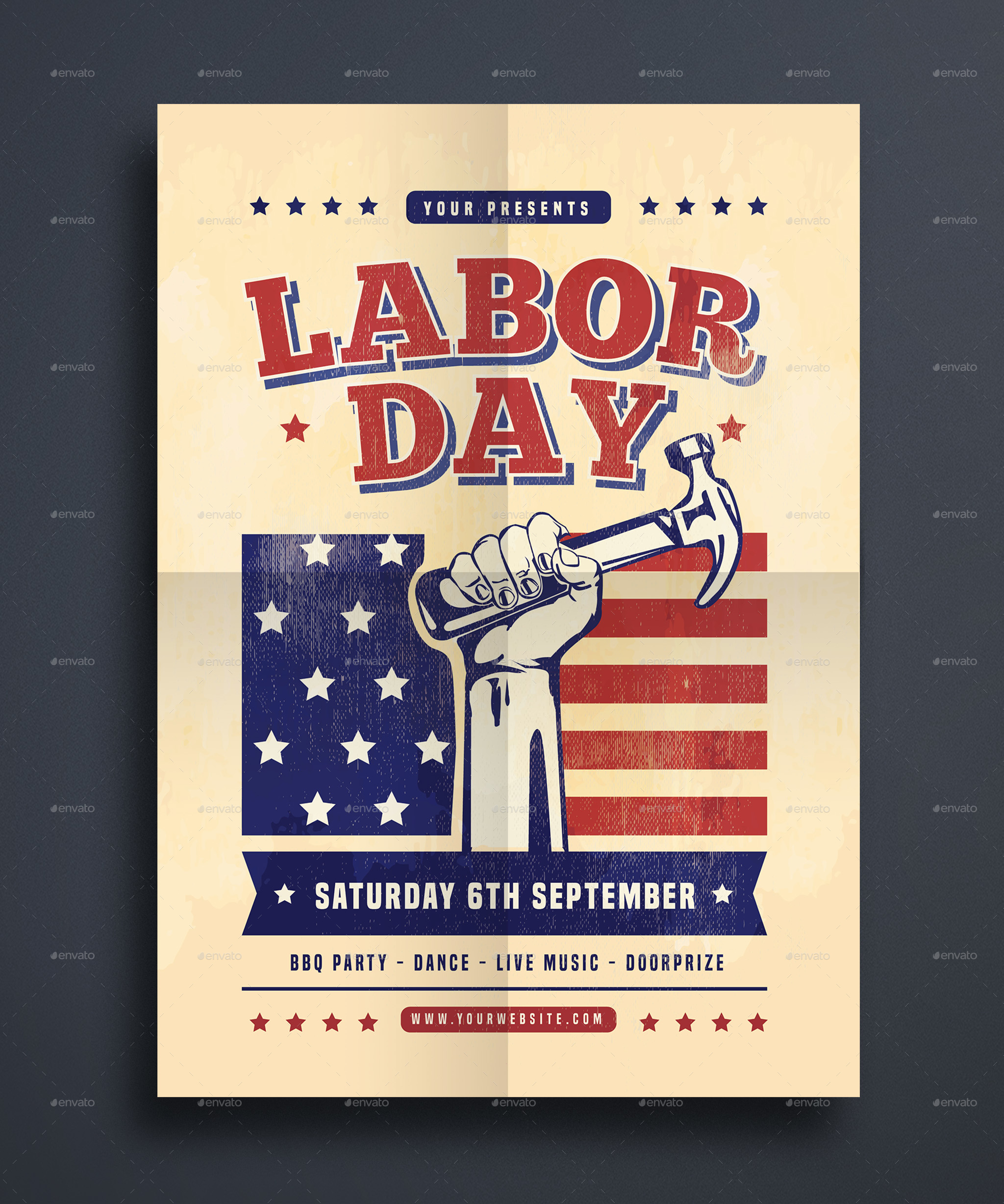 Labor Day Celebration Flyer by Guuver | GraphicRiver Labor Day Celebration Flyer by Guuver | GraphicRiver